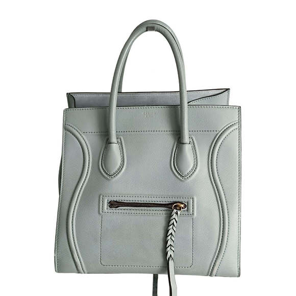 Celine | Bags | Celine Celine Celine Luggage Handbag In Powder Blue ...